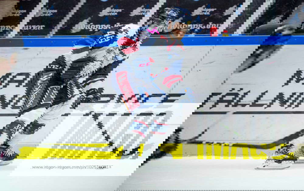 230304 Linköpings Benjamin Maxwell during the SHL ice hockey match ...