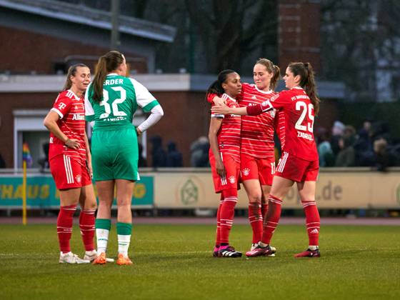 Bayern Muenchen wins 0 2 against Werder Bremen The joy and jubilation ...