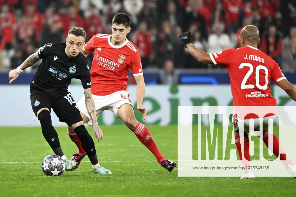 LISBON, PORTUGAL - MARCH 07 : Lang Noa forward of Club Brugge and ...