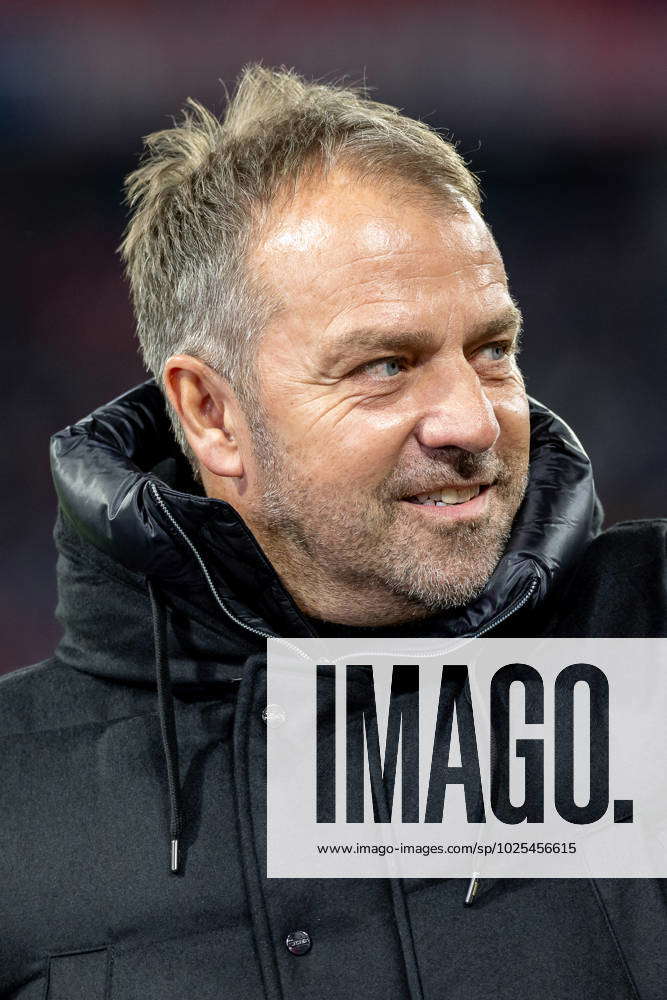 German coach Hansi Flick at the TV interview before the match GER, FC ...