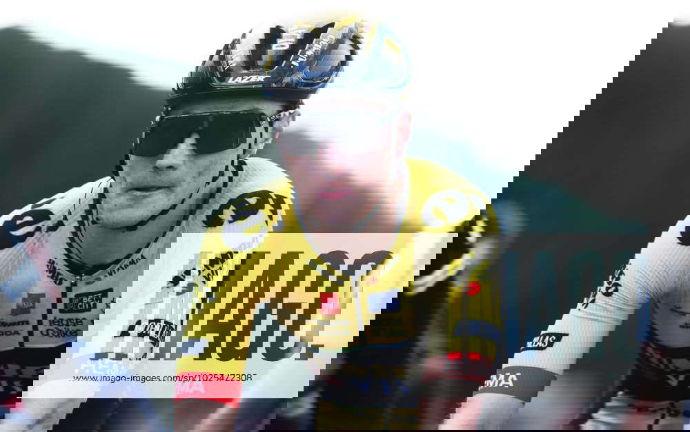 Dutch Olav Kooij of Jumbo-Visma pictured after winning stage 5 of the 81st edition of the