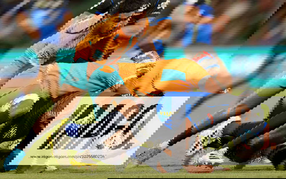 SUPER RUGBY FORCE PASIFIKA, Folau Fainga a of the Force is tackled by ...