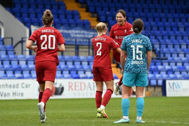 Birkenhead, England, 12th March 2023. Emma Koivisto of Liverpool ...