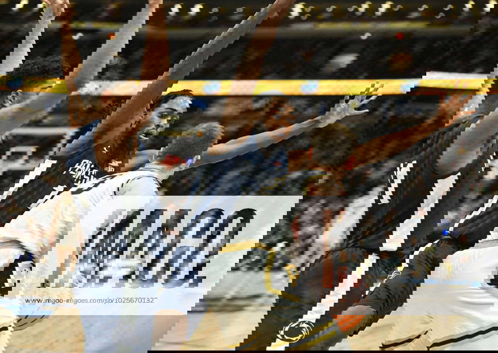 March 12, 2023: Penn State Nittany Lions guard Evan Mahaffey (12) and ...