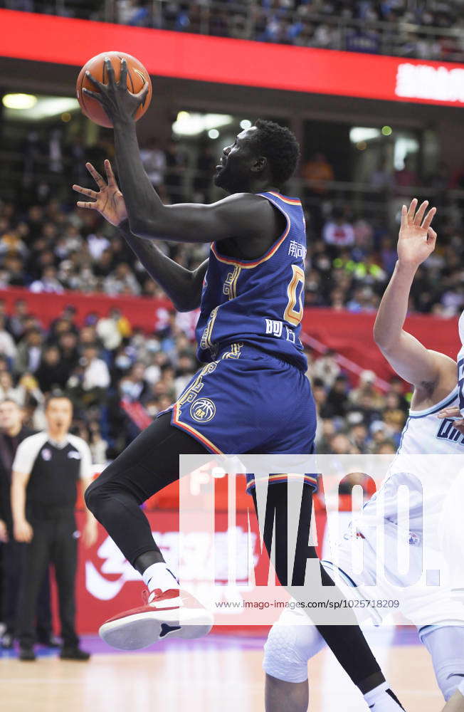 (230313) -- QINGDAO, March 13, 2023 -- Lual Acuil of Nanjing Monkey ...