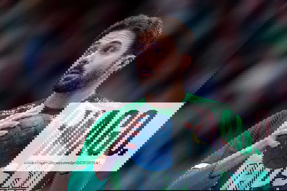 230314 Hammarbys Martin Dolk during final two in the Swedish handball ...