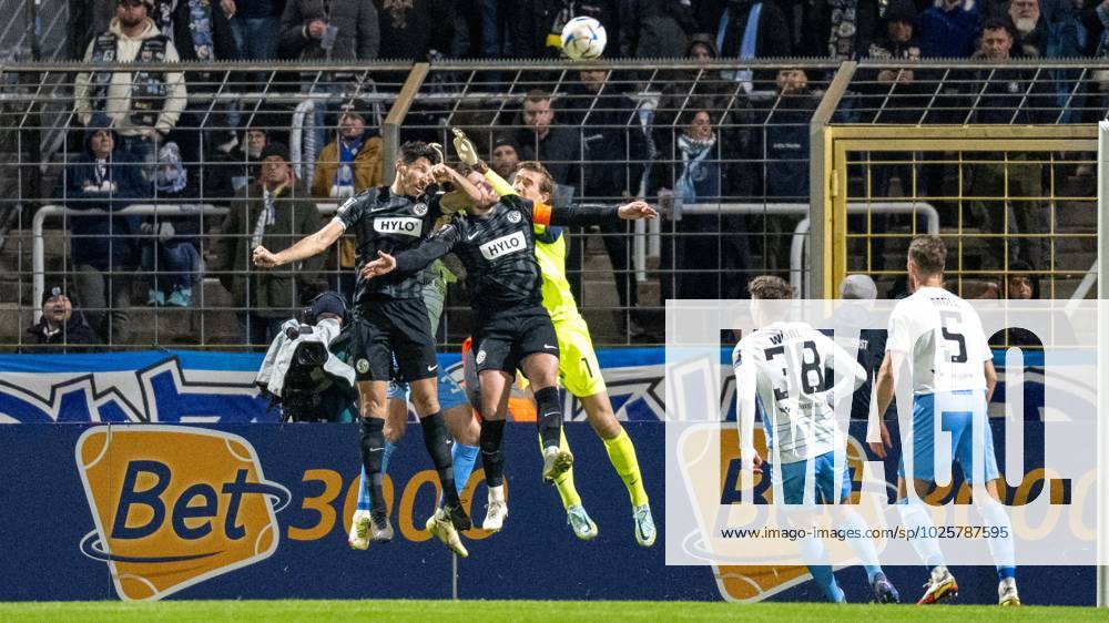 Goal scene with Marco Hiller 1 TSV 1860 Muenchen , Marius Woerl 38 TSV ...