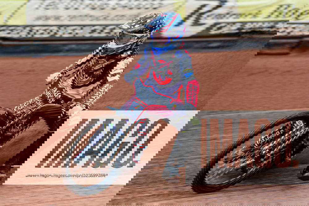 Speedway - Belle Vue Aces Media Day Sam Hagon in action during the ...