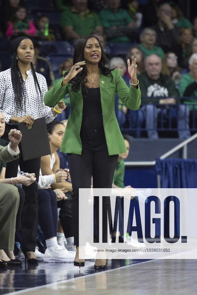 March 17 2023 Notre Dame Head Coach Niele Ivey During Ncaa College