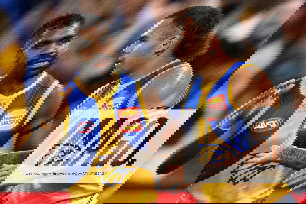 AFL KANGAROOS EAGLES, Jamaine Jones of West Coast (right) celebrates ...