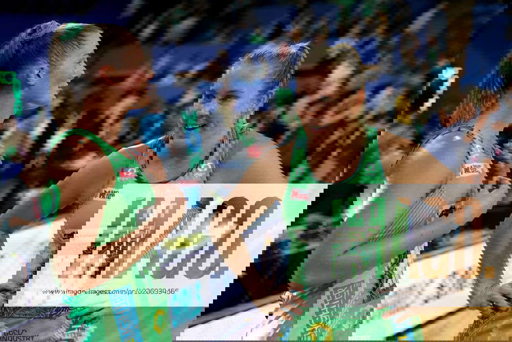 SUPER NETBALL FEVER VIXENS, Alice Teague-Neeld and Jess Anstiss of the ...