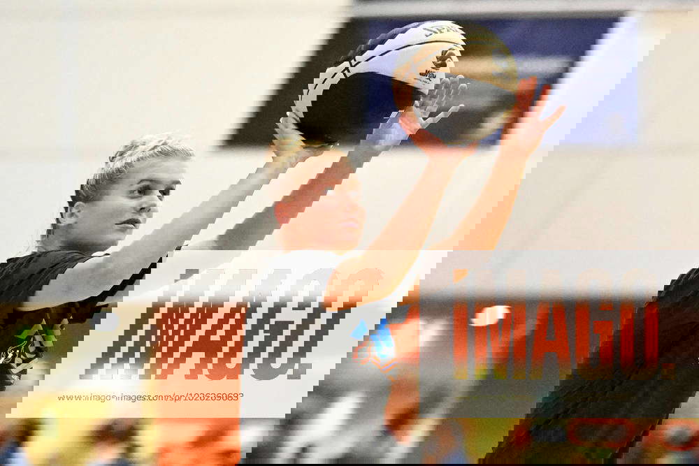 WNBL FLYERS FIRE, Shyla Heal of the Fire warms up ahead of the WNBL ...