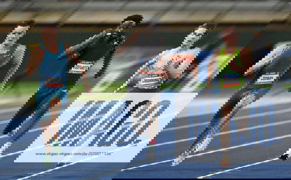 ATHLETICS BRISBANE TRACK CLASSIC, Jake Doran of Australia, Edward Osei ...