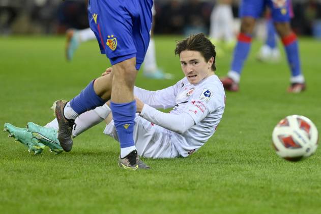 Matteo Di Gusto, FCW, am Boden, FC Basel FC Winterthur, Super League ...