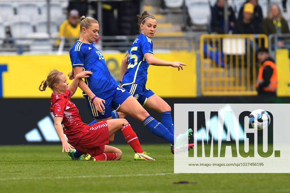 Eleda Stadion, Malmo, Sweden, April7th 2023: Jasfine Hasbo (24 Denmark ...