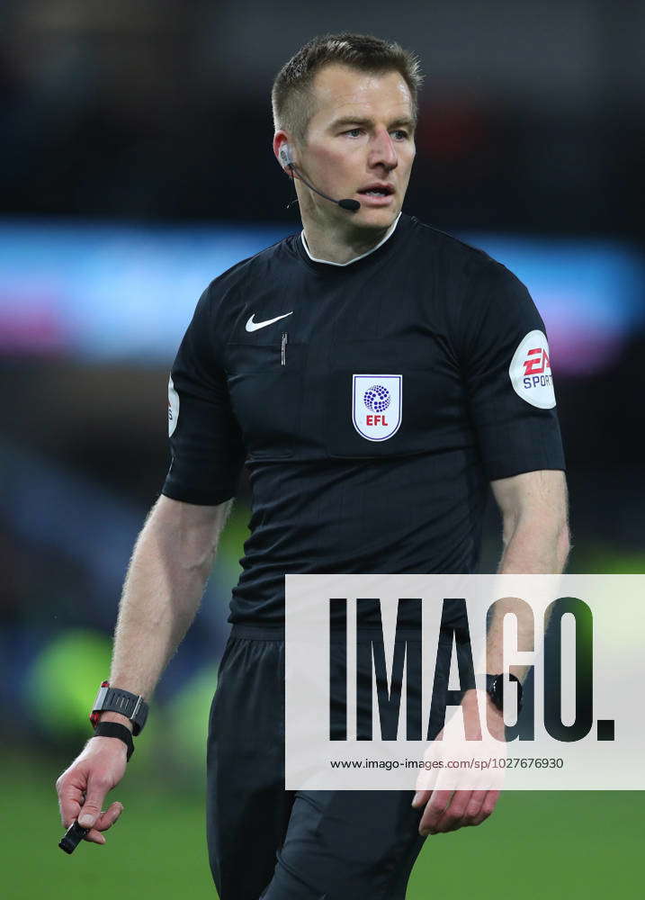 Burnley, England, 10th April 2023. Referee Michael Salisbury during the ...