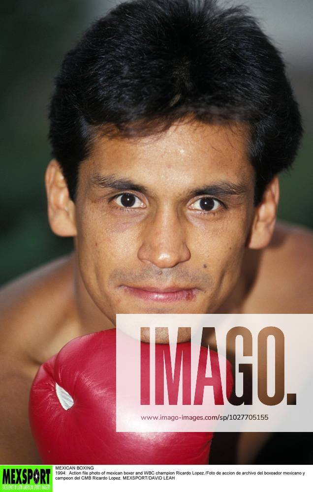 MEX BOX LOPEZ MEXICAN BOXING 1994: Action file photo of mexican boxer and WBC champion Ricardo