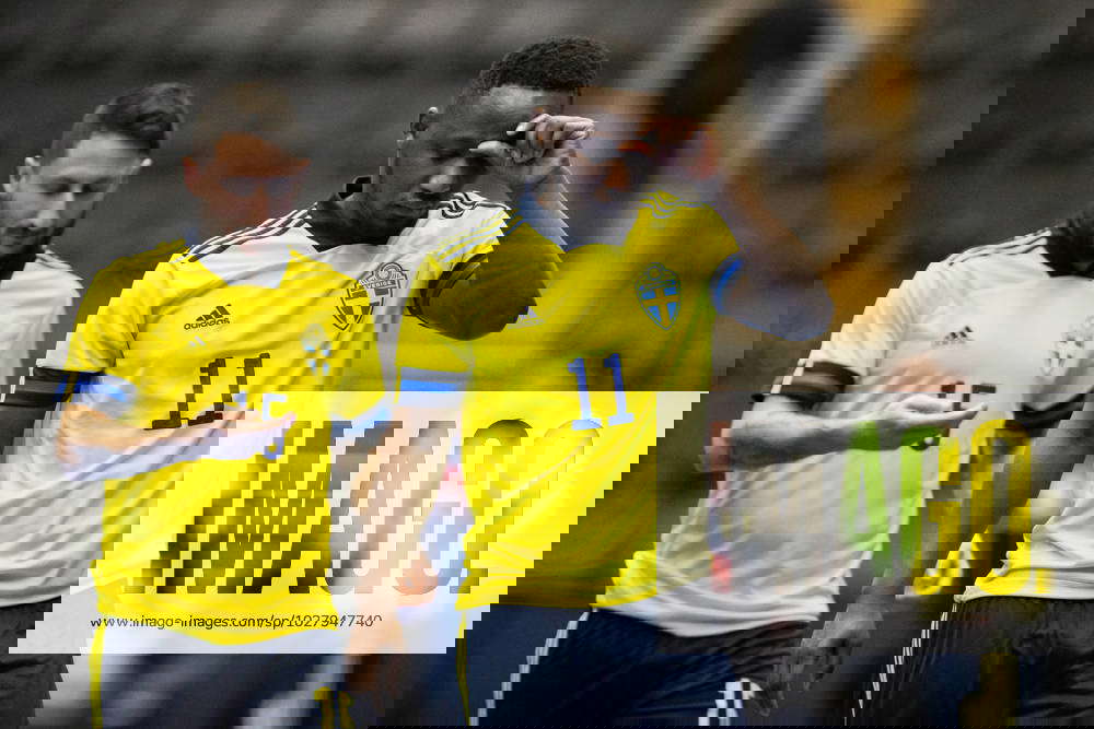 Yanku Marrah of Sweden looks dejected after the mens World Cup ...