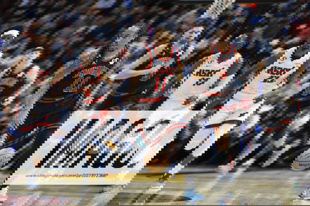 NBA, Basketball Herren, USA Chicago Bulls at Miami Heat Apr 14, 2023 ...