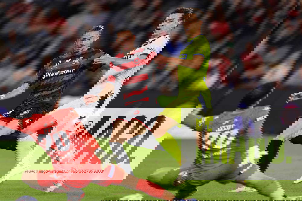 ALEAGUE WANDERERS VICTORY, Amor Layouni of the Wanderers scores a goal ...