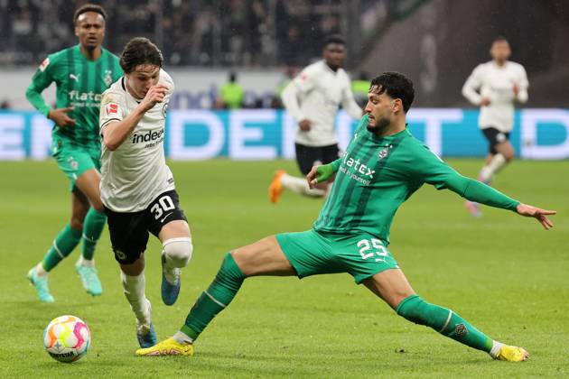 Paxton Aaronson Eintracht Frankfurt Frankfurt 30 11 2023 Eintracht ...