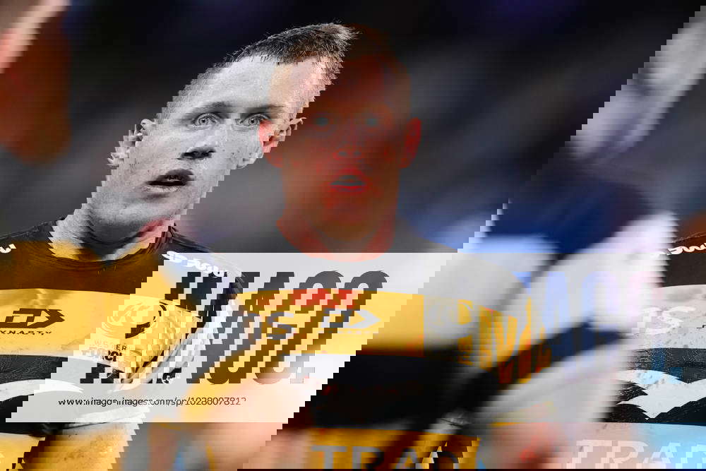 SYDNEY, AUSTRALIA - APRIL 15: Tom Horton of Western Force with a bloody ...