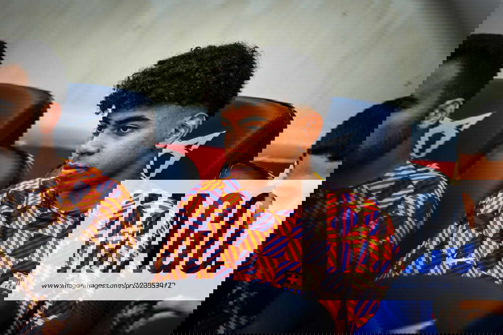 Yamine Lamal during a La Liga Santander match between FC Barcelona and ...