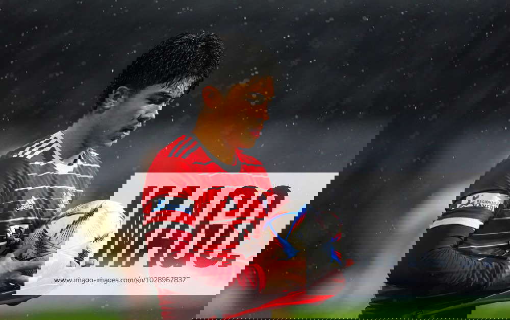 Angelo Brückner 2 FC Bayern München II at throw-in, FC Bayern II v TSV ...