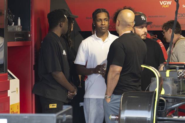 Miami, Florida, United States: Rapper A$AP ROCKY visits the Scuderia ...