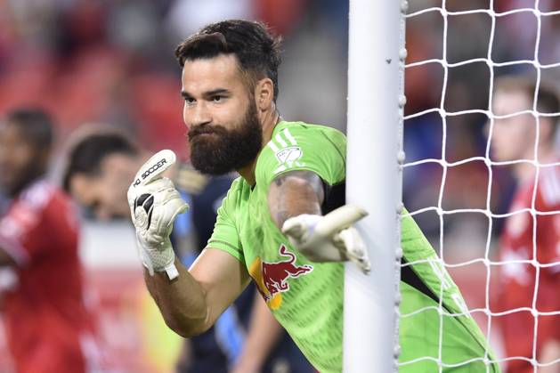 Harrison, New Jersey, USA: New York Red Bulls goalkeeper CARLOS CORONEL ...