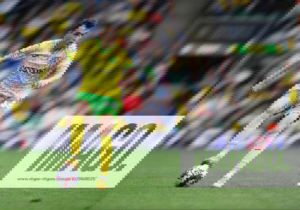 Norwich City v Blackpool Sky Bet Championship Norwich City s Liam Gibbs ...