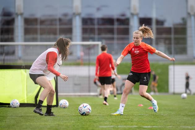 Leipzigs Luca Graf Training RB Leipzig Women on 4 May 2023 Center for ...