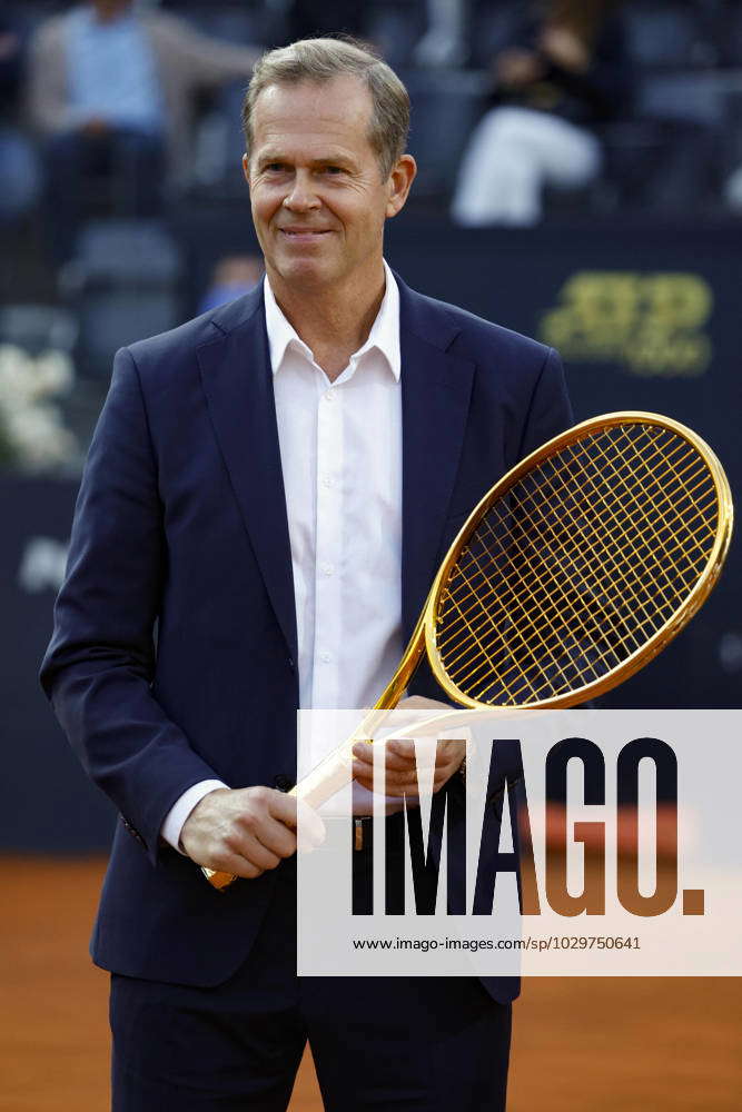 May 12, 2023, ROME, ITALY: Stefan Edberg receives Golden Racket 2023 ...