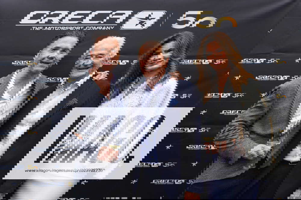 Hughes de Chaunac, portrait with Sam Hignett during the 50 ans Oreca ...