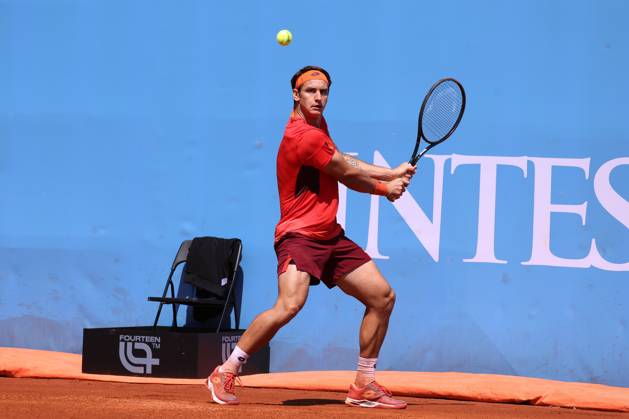 Camilo Ugo Carabelli during the match vs Nerman Fatic during 2023 ...