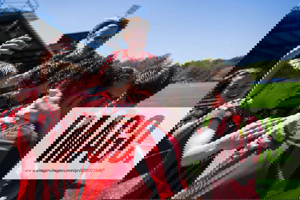 230518 Brommapojarnas Sion Oppong celebrates with teammates after 2 2 ...