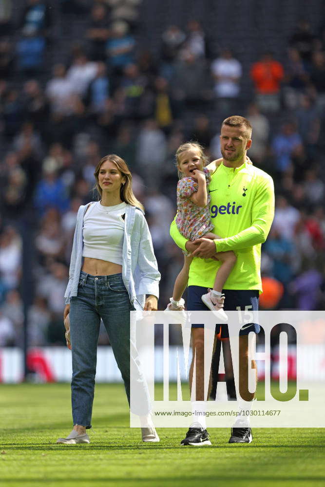 Eric Dier with his fiancee Anna Modler, at the Tottenham Hotspur v ...