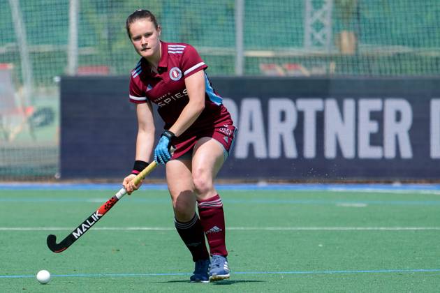 Sofie Stomps UHC, 23 , on the ball, crop, full body, single image ...