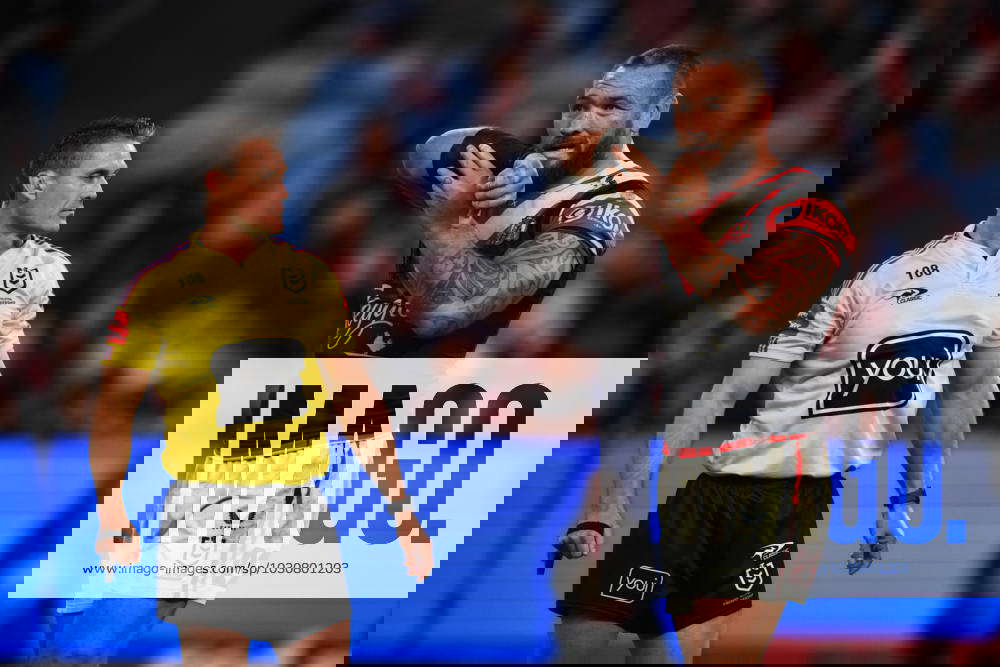 NRL ROOSTERS PANTHERS, Referee Adam Gee sin bins Jared Waerea ...