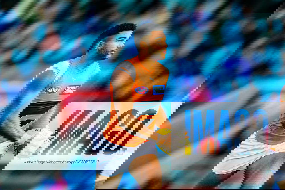 AFL KANGAROOS GIANTS, Callum Brown of GWS Giants during the AFL Round ...