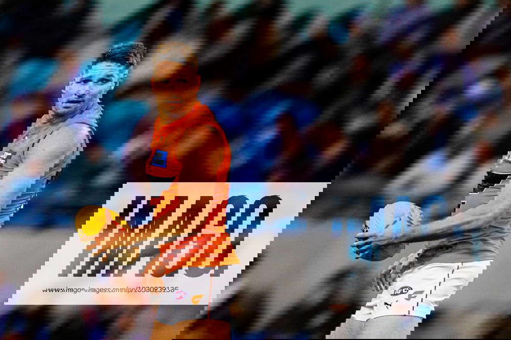 AFL KANGAROOS GIANTS, Jesse Hogan of GWS Giants during the AFL Round 13 ...