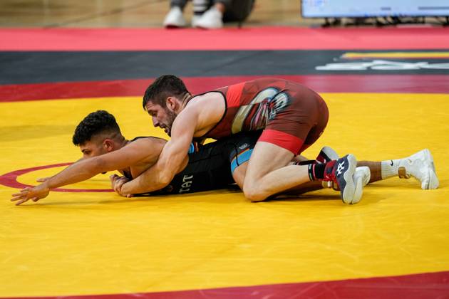 Daniel Layer SVG Nieder Liebersbach, red in the fight, fighting ...