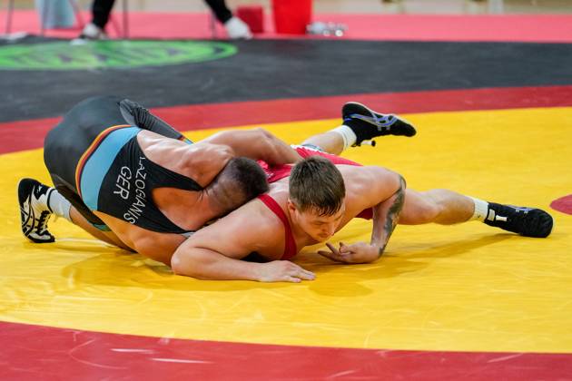 Anton Vieweg RV Eichenkranz Lugau, red in the fight, fighting, fighting ...