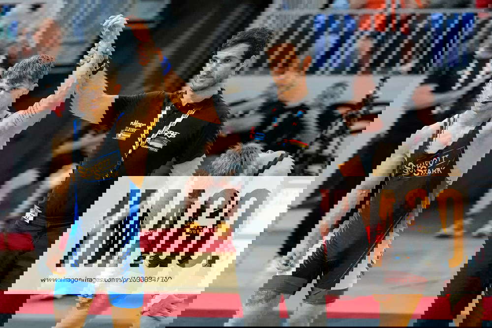 Marco Stoll AVG Markneukirchen, blue cheers about his victory against ...