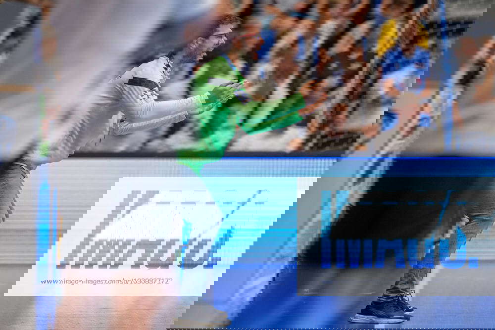 Jaron Siewert Fuechse Berlin, Coach GER, TBV Lemgo Lippe vs Fuechse ...