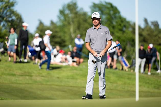 Dale Whitnell of England during the fourth round of the Scandinavian ...