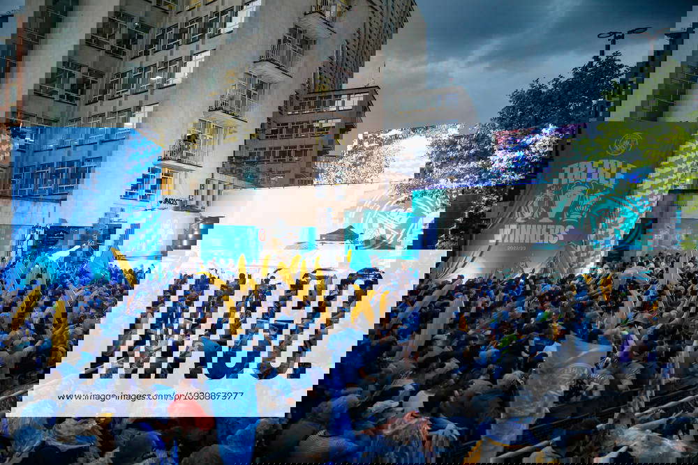 Manchester City Parade General View of Manchester City fans ahead of ...