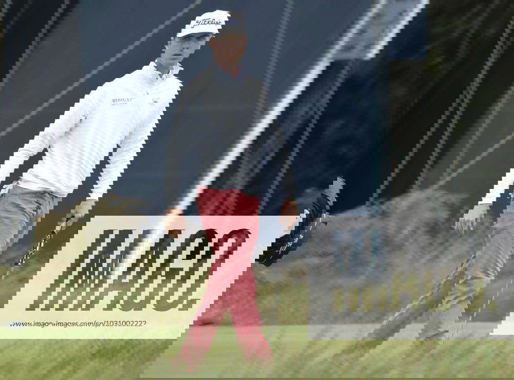 Ryan Gerard looks at his ball on the 15th green during the first round ...