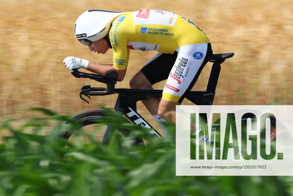 Czech Mathias Vacek of Trek-Segafredo pictured in action during stage 3 ...