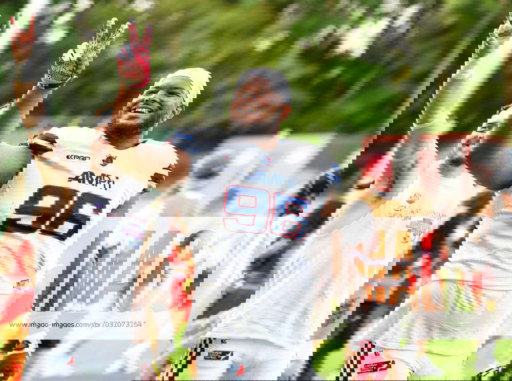 Eric De Souza Cologne Centurions vs Hamburg Sea Devils match photos Eric De Souza Hamburg European